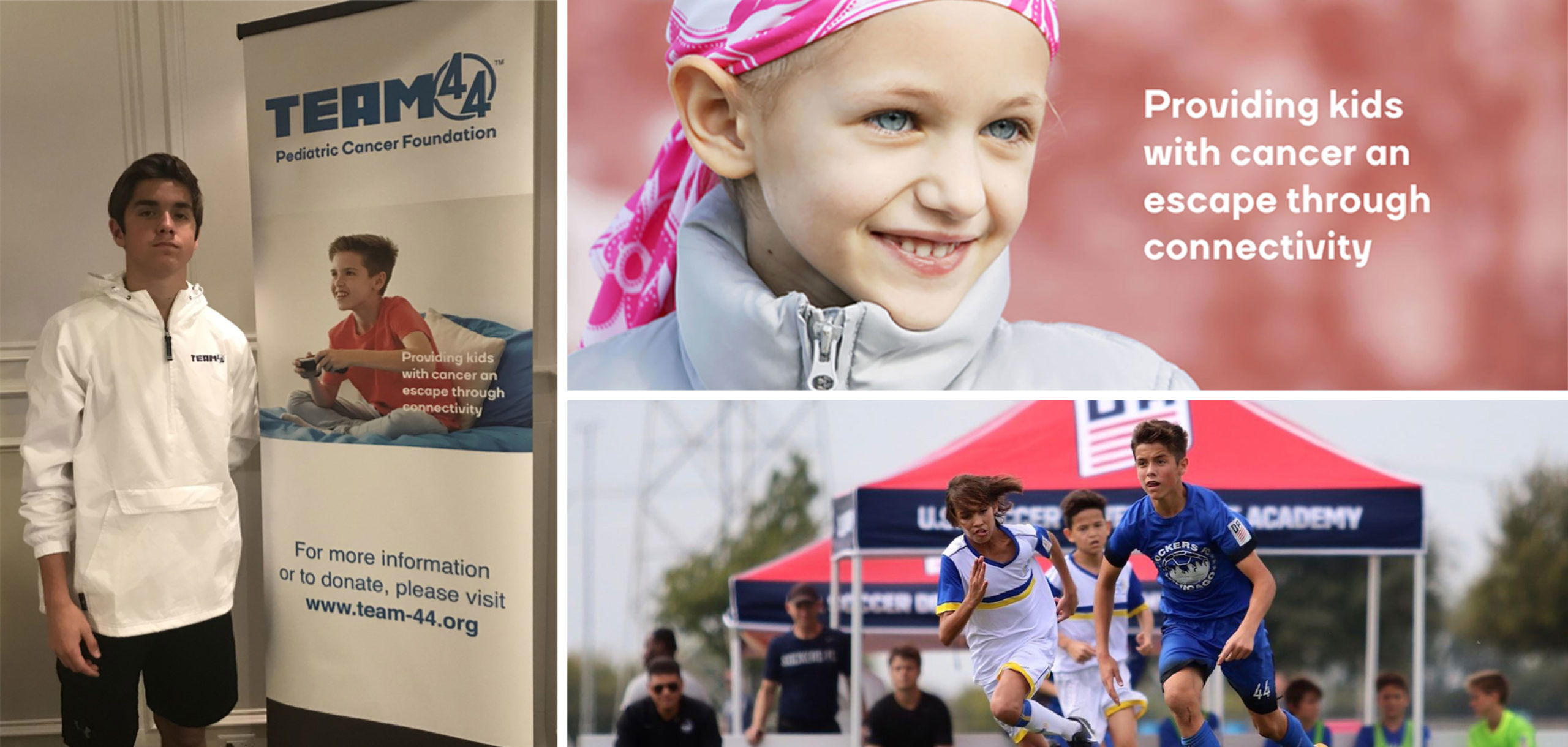 Front-Page-Collage – Team 44 Pediatric Cancer Foundation